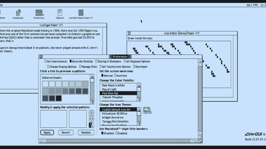 Experience Apple Lisa's 1983 GUI Online Today