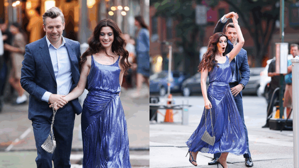 Patrick Brammall and Anne Hathaway Spark Romance on Set of ‘Devil Wears ...