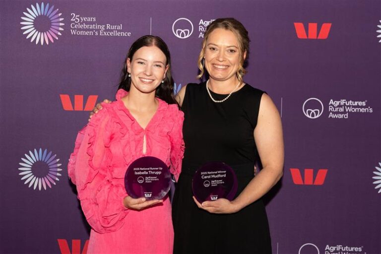 Carol Mudford Wins 2025 AgriFutures Rural Women’s Award