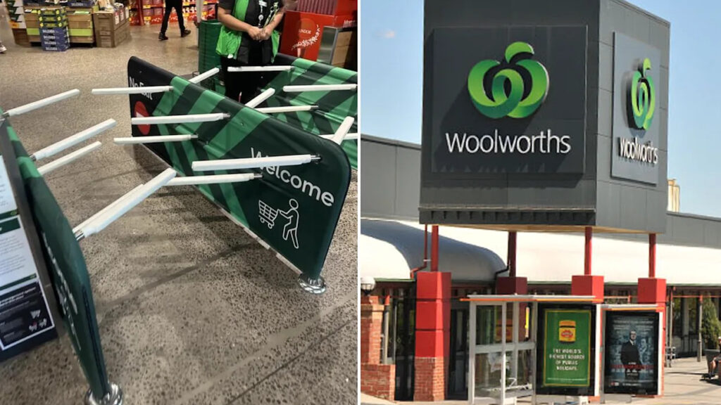 Woolworths Faces Backlash Over New Security Gates in Melbourne