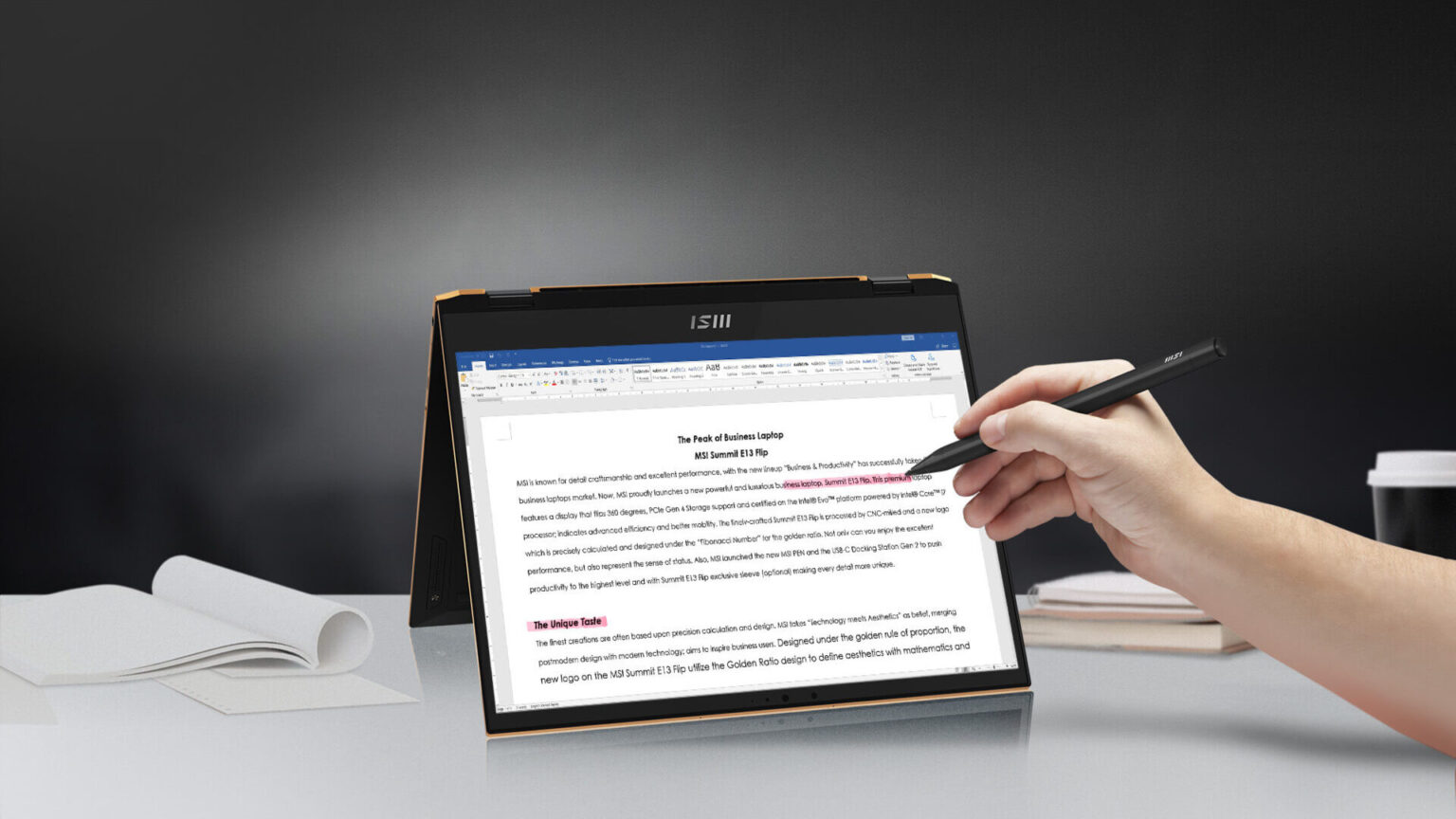 MSI and Microsoft Launch Innovative Nano Pen with AI Features