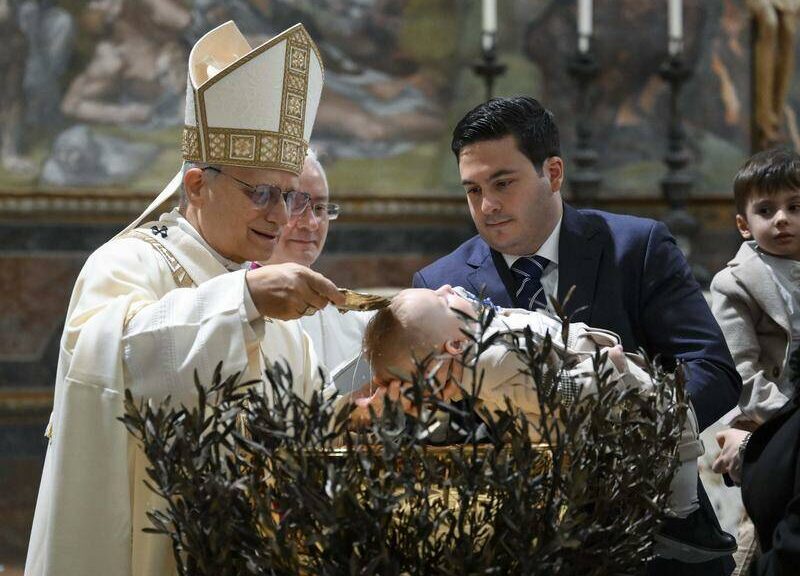 Pope Leo XIV Baptizes 20 Infants in Tradition Marking Christmas End
